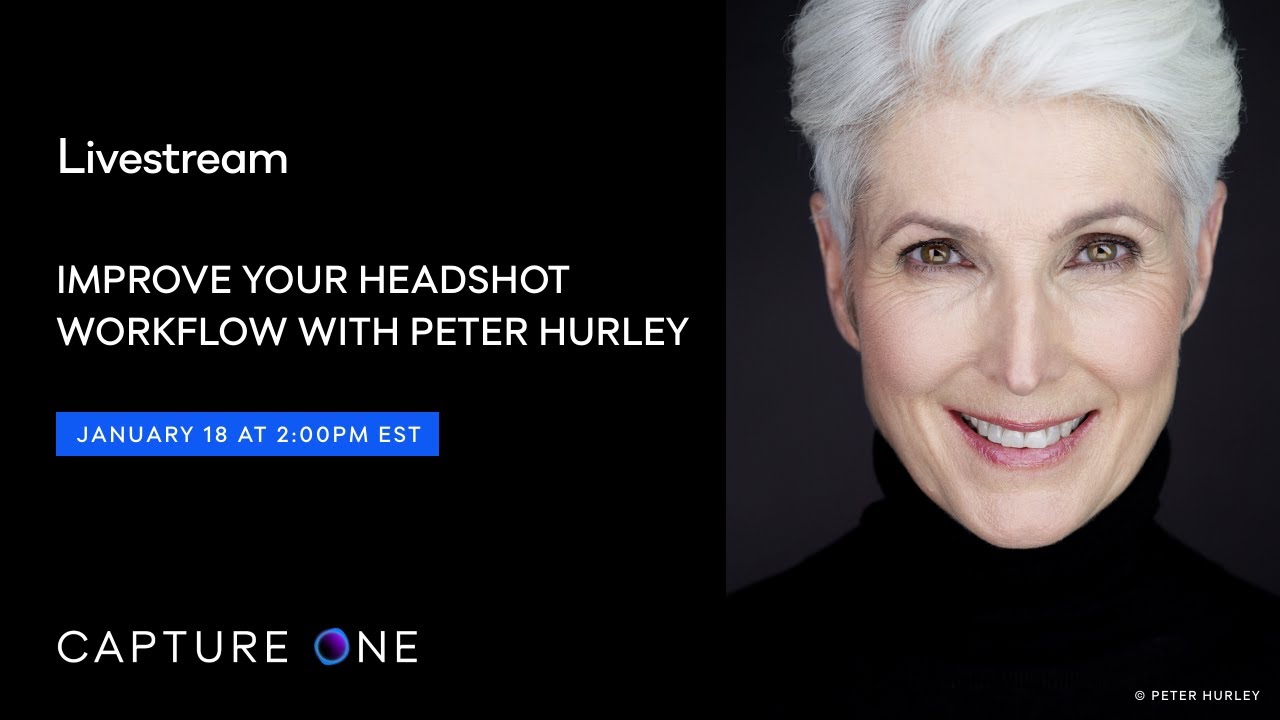 Capture One Livestream | Improve your headshot workflow with Peter ...