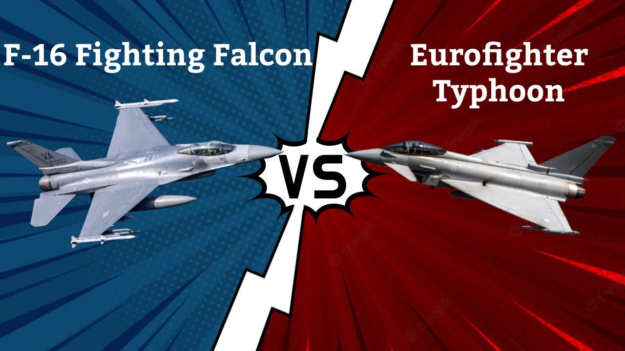 F-16 Fighting Falcon vs Eurofighter Typhoon - Fighter Jets - YouTube