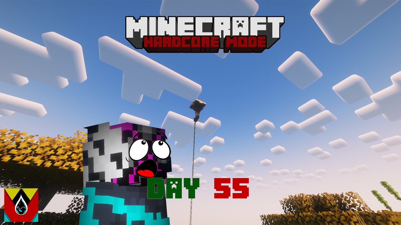 🔴 [MINECRAFT HARDCORE] Anomali diatas awan!!. Day 55 - YouTube