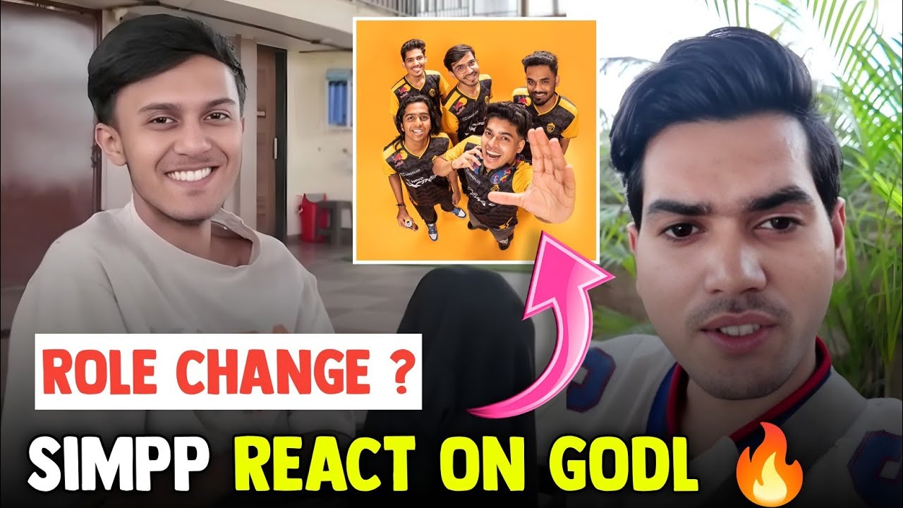 Simpp React on Godlike 🔥 Simp Role Change 😱 GodL Haivan Comeback - YouTube