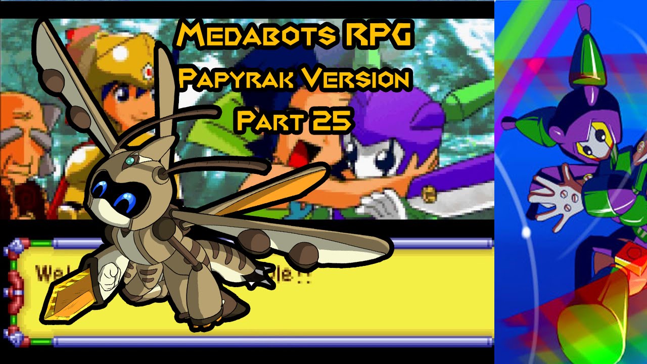 Medabots RPG Papyrak version part 25 Cafe Ole - YouTube