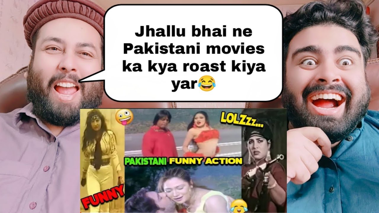 PAKISTANI MOVIES FUNNY ACTION SCENE ROAST | JHALLU BHAI | Pakistani ...