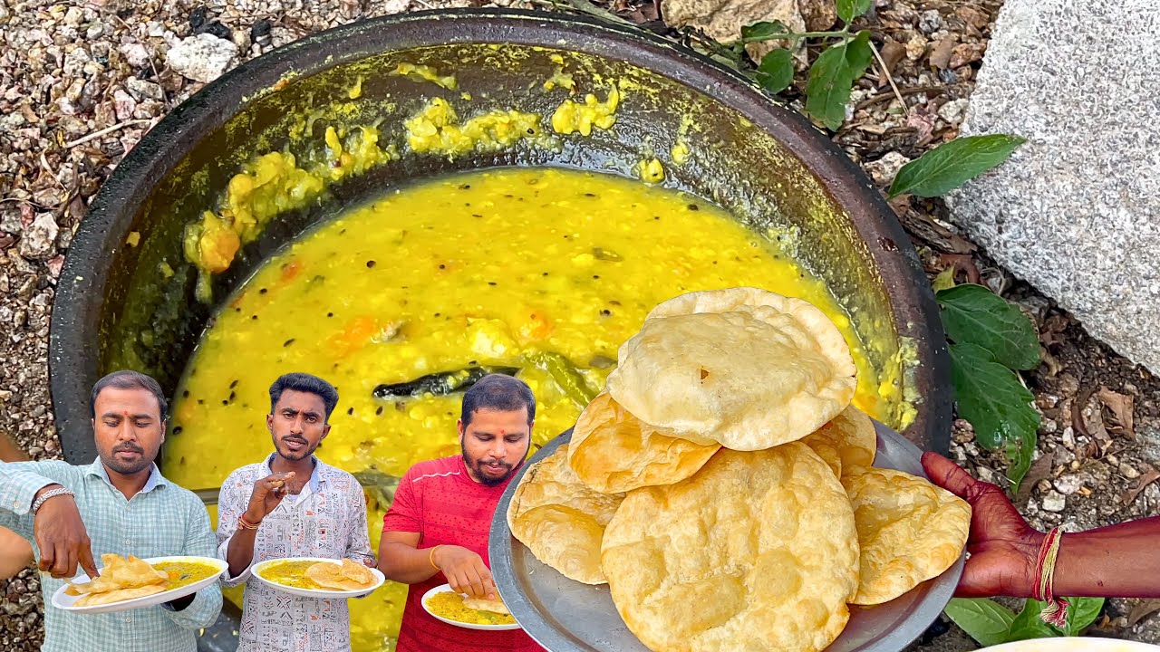 Kolkata Jaisa Puri Aur Mix Dal Dalma Cooking - YouTube