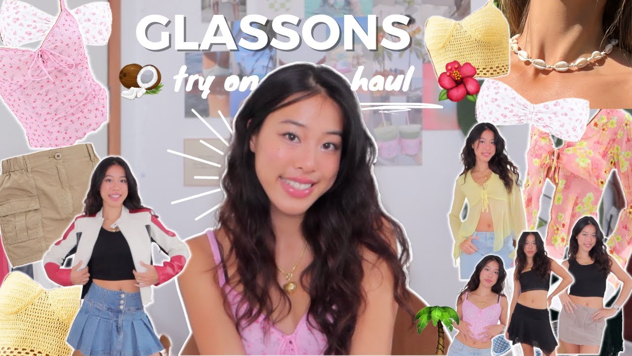 PINTEREST INSPIRED HUGE CLOTHING HAUL | $600+ GLASSONS try on haul ...