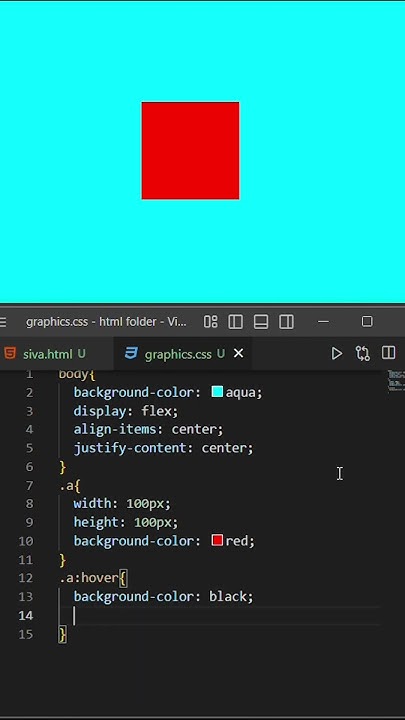 How to create hover in html CSS #html5 #css - YouTube