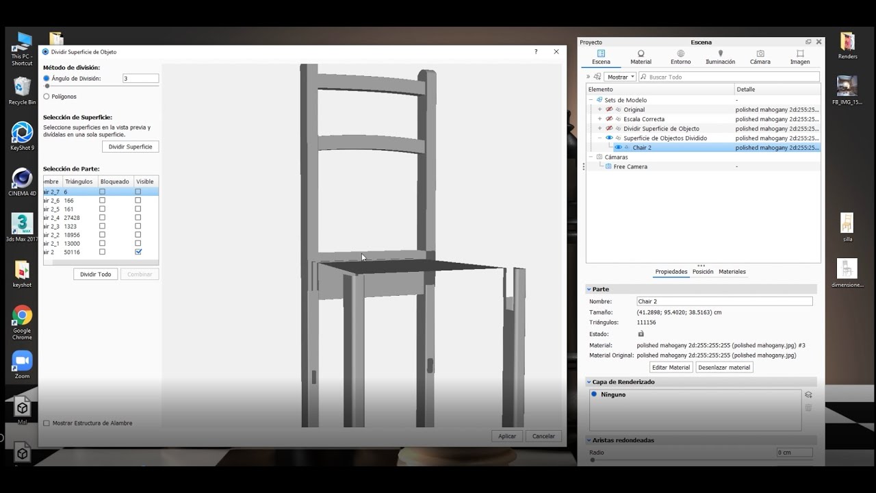 Tutorial Keyshot en español (Separar un objeto para UV) - YouTube