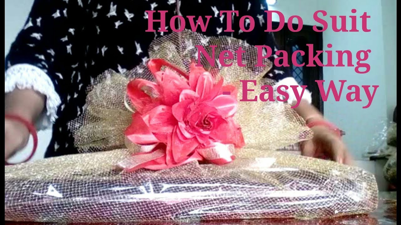 How To Do Net Packing Of Suits At Home-A Complete Video Tutorial - YouTube