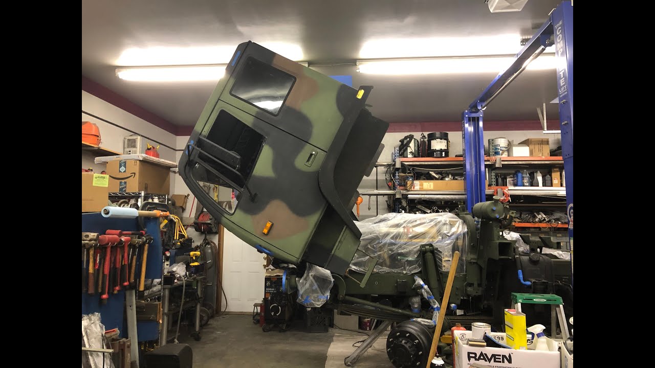 Finishing the Frame paint on the LMTV - YouTube