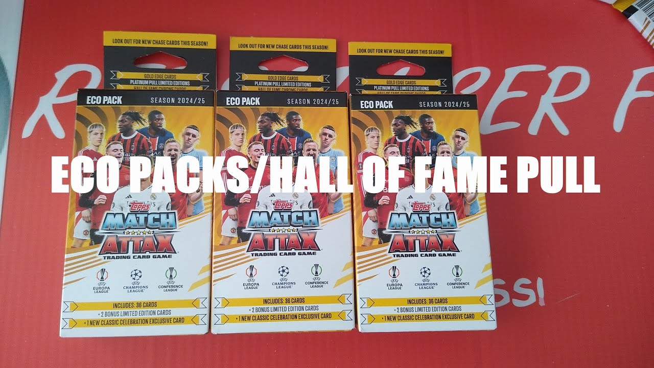 ***HALL OF FAME RARE CARD PULL...AGAIN*** MATCH ATTAX 2425/3 ECO PACKS/YAMAL HIT*** - YouTube