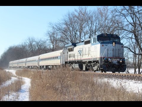 "Amtrak Dash 8s!" Amtrak Trains In Springfield, IL Video 8 - YouTube