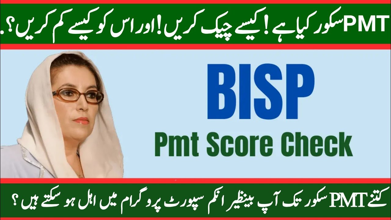 PMT Score || how to Check Pmt Score || how to check bisp pmt score ...
