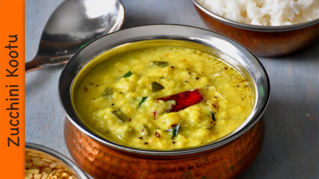 Zucchini Kootu | No Onion, No Garlic Kootu Recipe | How to Make ...