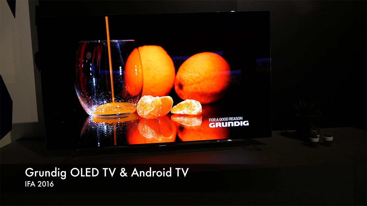 IFA 2016: Vorstellung des Grundig OLED TV - YouTube