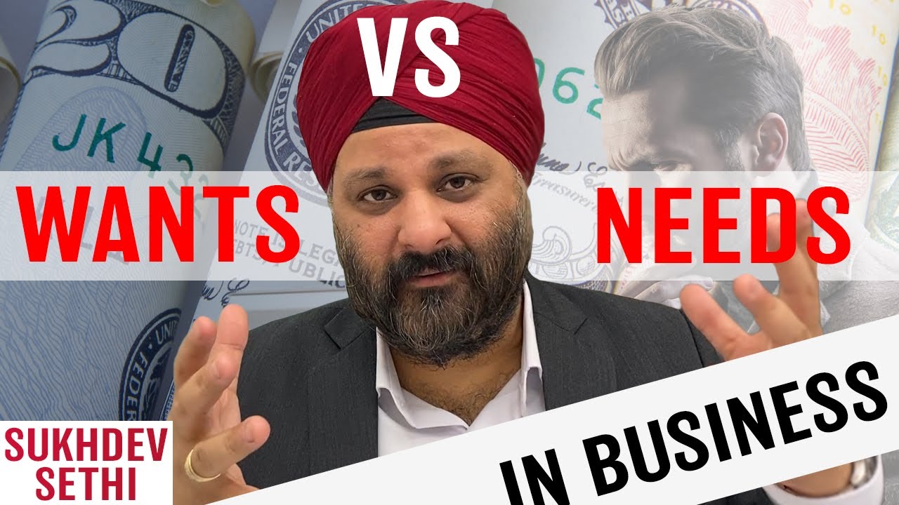 Wants Vs Needs In Closing Deals | Wealth on Command by Dev Sethi - YouTube