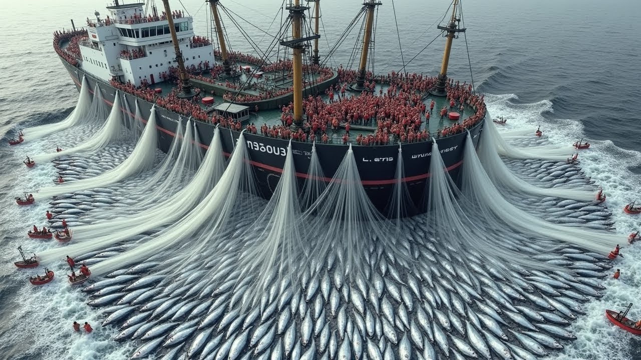 Caught in one night – 200 tons of fish pulled up from the deep sea by ...