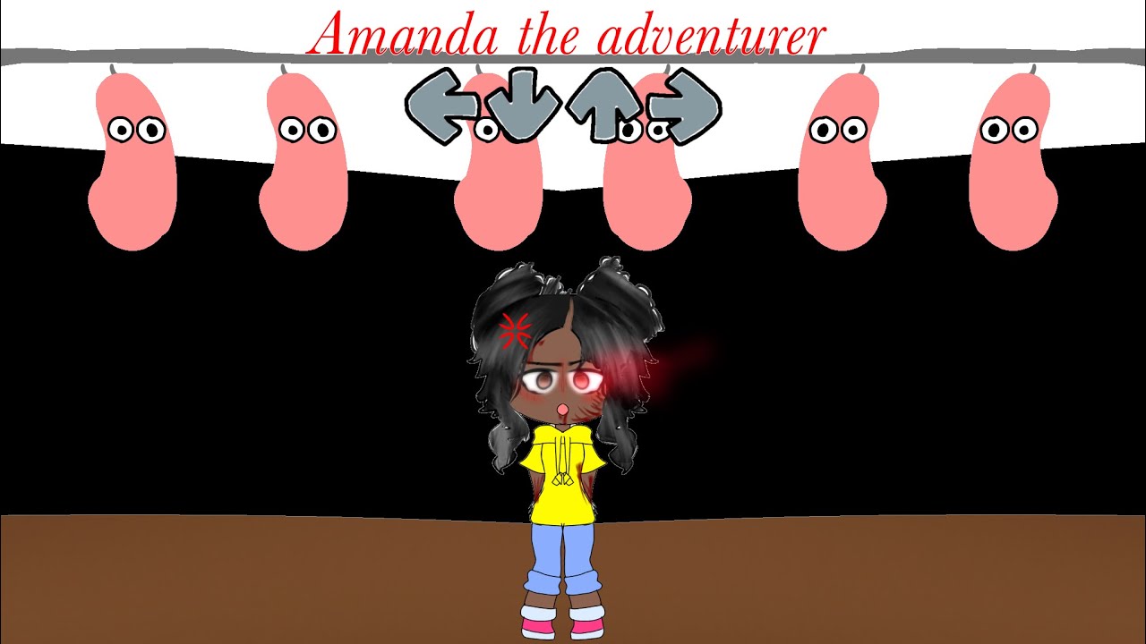 Fnf vs amanda the adventurer gacha - YouTube