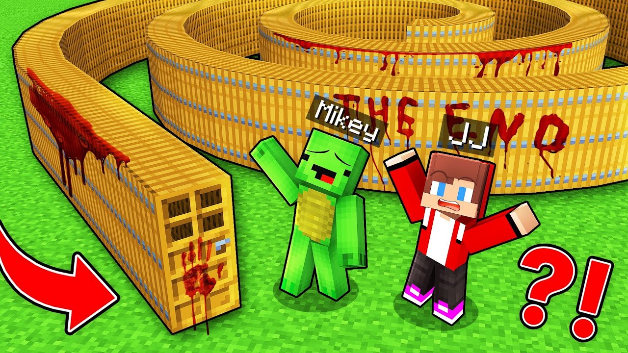 JJ and Mikey Found Scary Cursed Door - Minecraft Maizen - YouTube