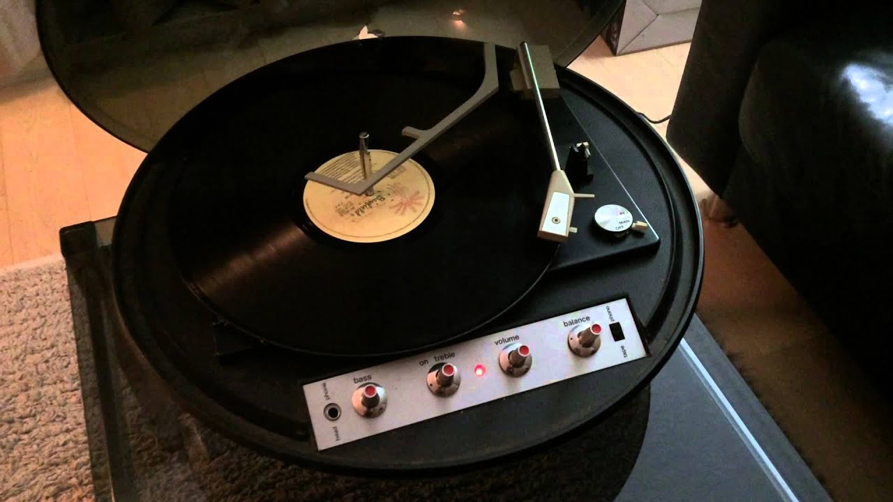 Vintage Electrohome Apollo 860 Turntable Record Player Model - YouTube