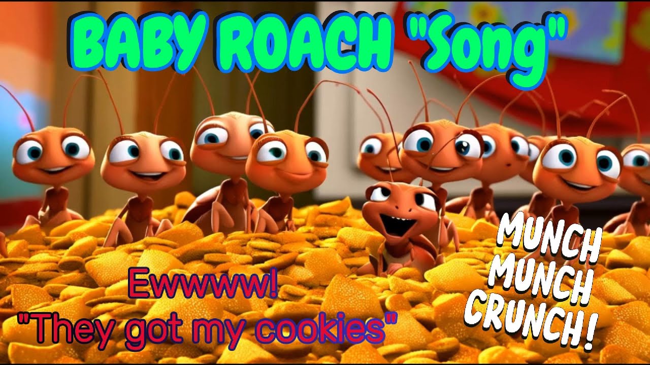 Baby roaches rock song! - YouTube