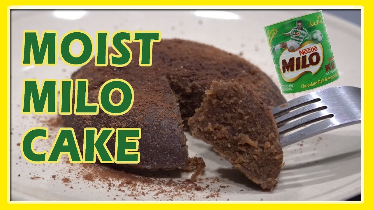 Moist Milo Cake (5 Ingredients, Steaming Method) - YouTube