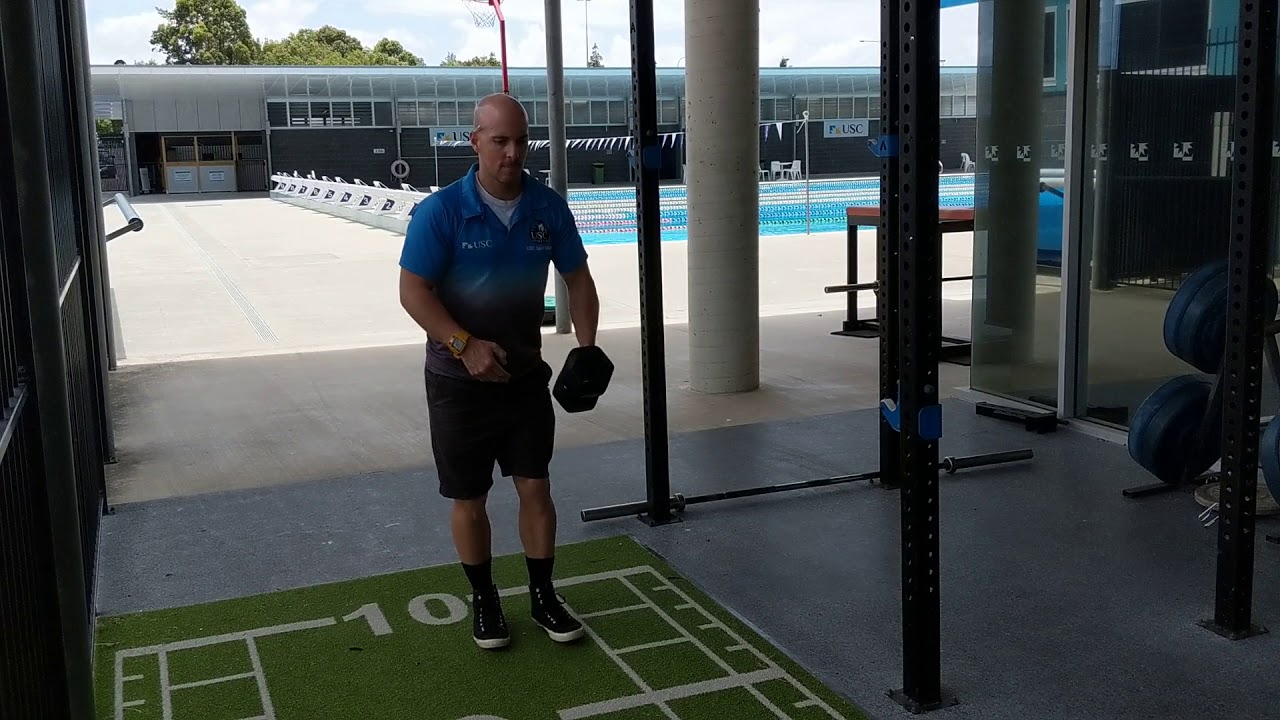 Farmers carry (single arm) - YouTube