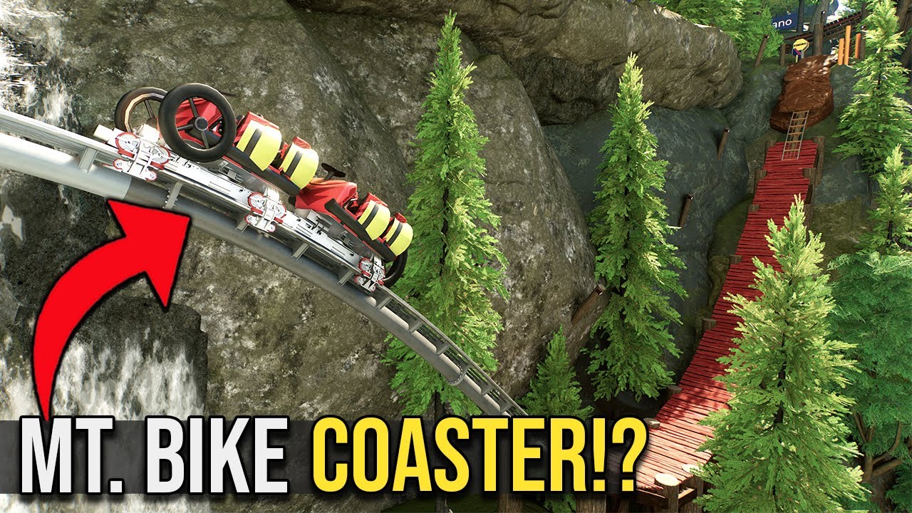 Hardline Mountain Bike Roller Coaster!!: Coaster Contest Ep.11 - YouTube