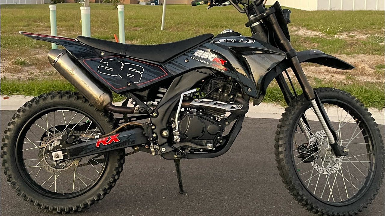 First dirt bike! Apollo db36 250cc - YouTube