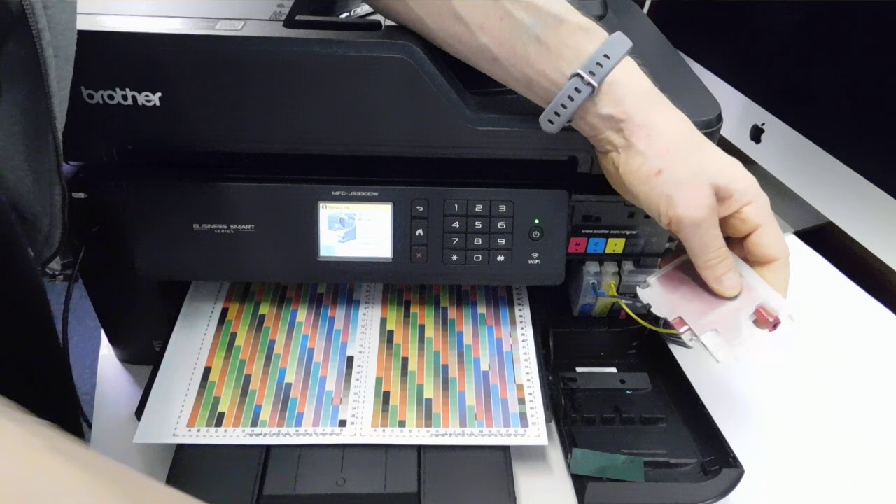 How to reset chips on new range of Brother Ciss - YouTube