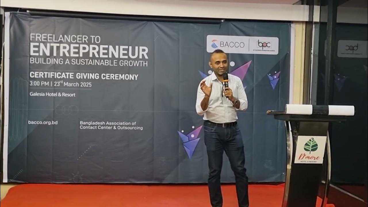 BACOO is Transforming Freelancers into Entrepreneurs | BACCO Mentor | Ibrahim Niloy - YouTube