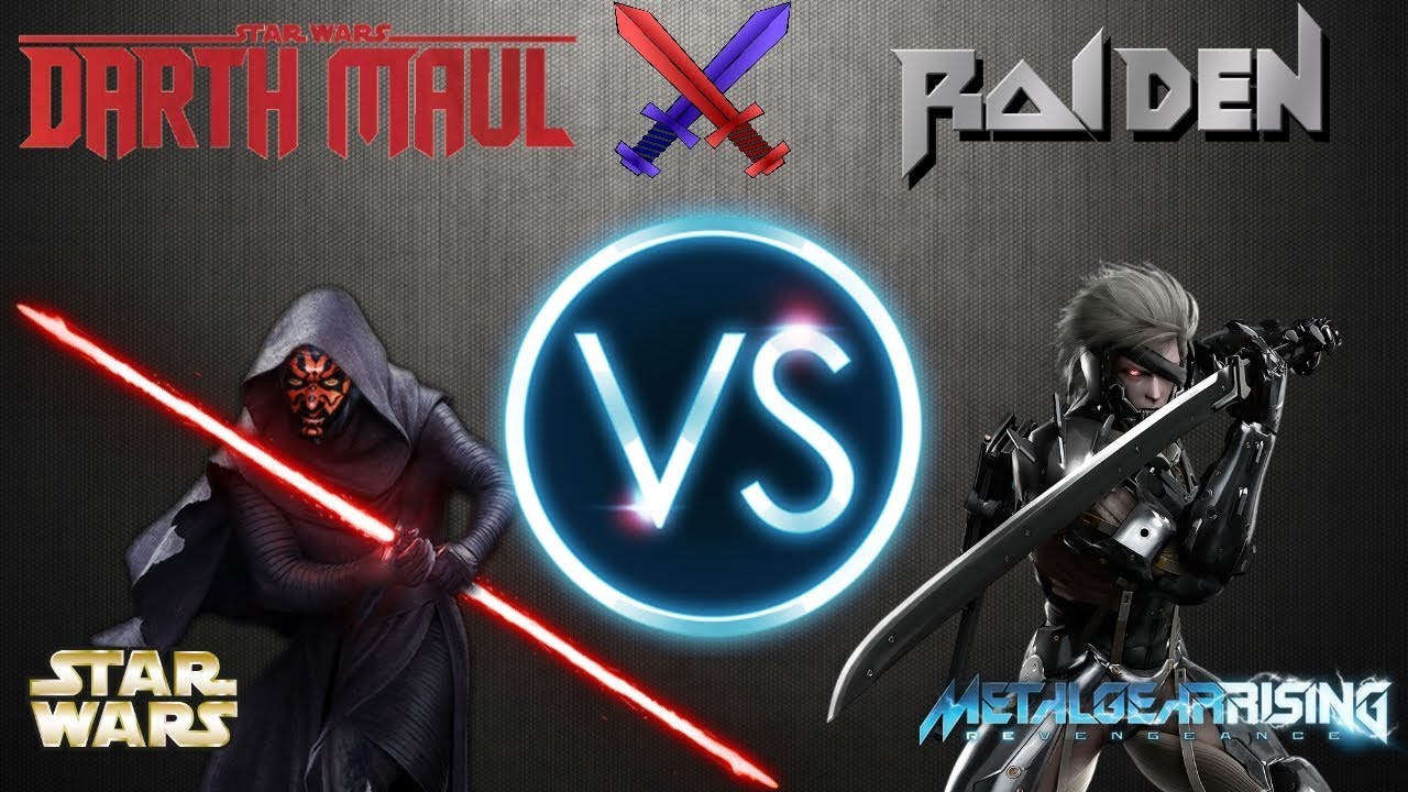 Soul Calibur V - Darth Maul (Star Wars) Vs Raiden (MetalGearRising ...