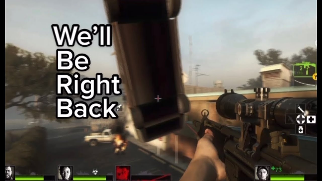Left 4 Dead 2 | We’ll be right back car edition - YouTube