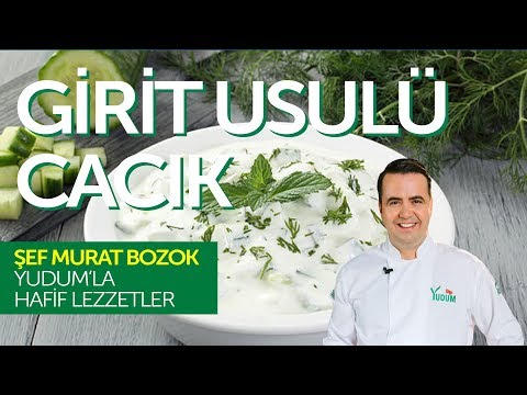 Girit Usulü Cacık tarifi - Murat Bozok'la Hafif Lezzetler