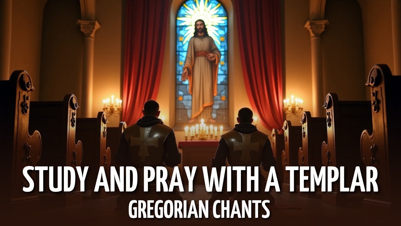 Study alongside a Templar Knight in prayer, guided by celestial wisdom ...