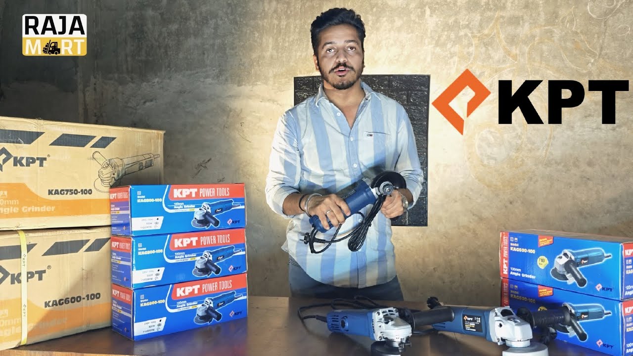 KPT 4-Inch Angle Grinder Unboxing & Review | Best Grinder for ...