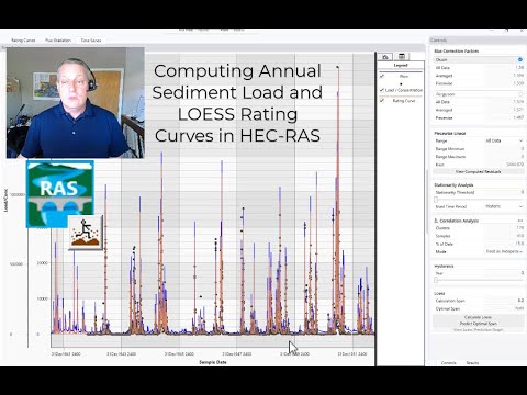 Computing Annual Sediment Load and LOESS with HEC-RAS (in v6.4) - YouTube