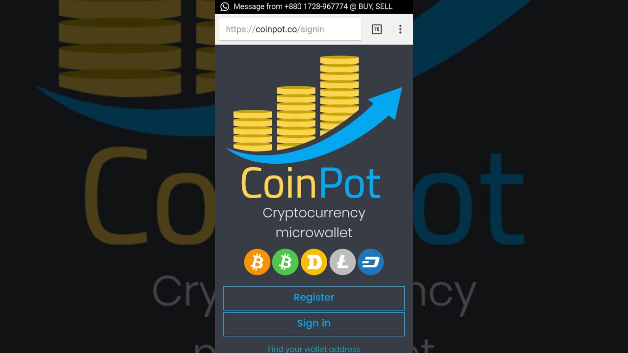 How to create CoinPot account. - YouTube