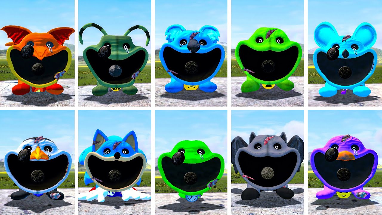 ALL SMILING FAMILY CRITTERS POPPY PLAYTIME CHAPTER 3 In Garry's Mod ...