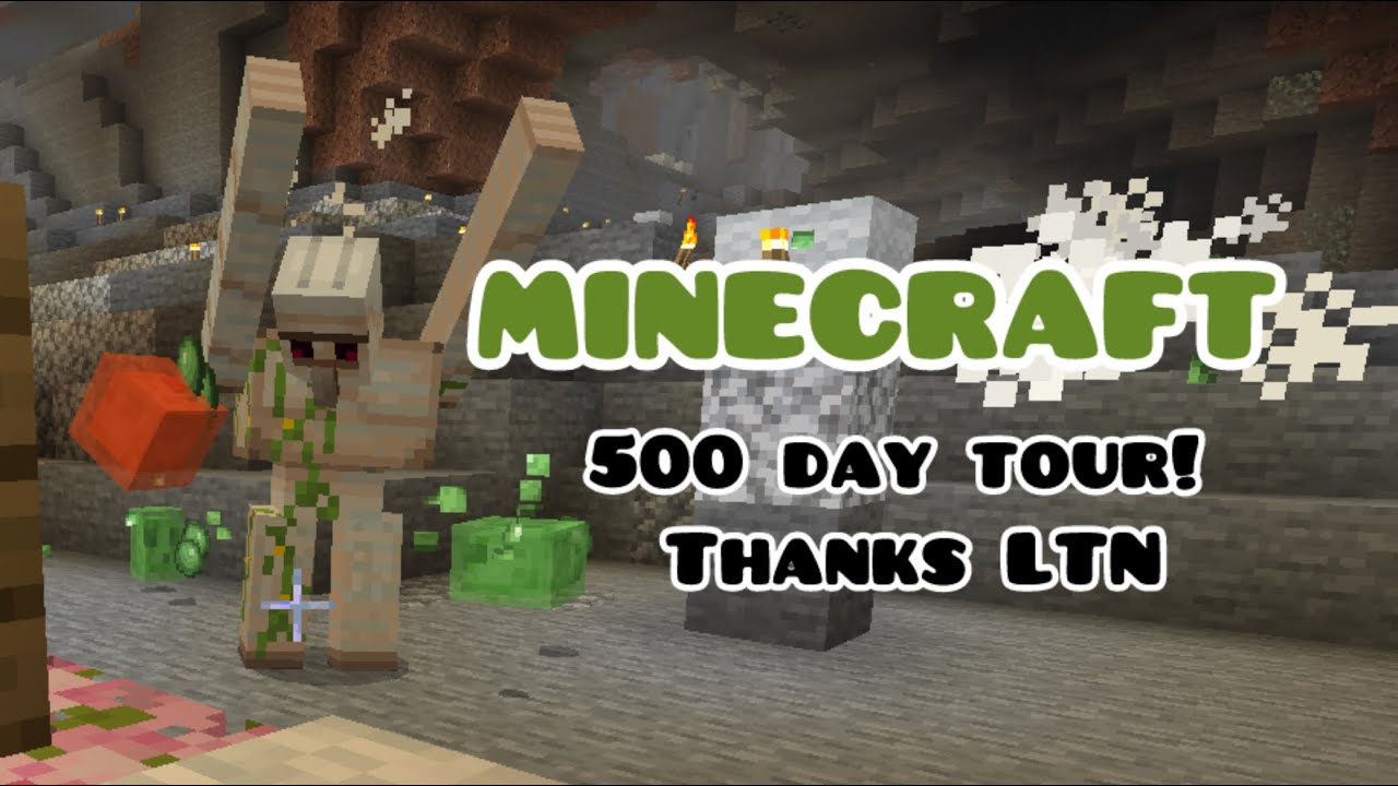 MINECRAFT 500 DAYS TOUR - YouTube