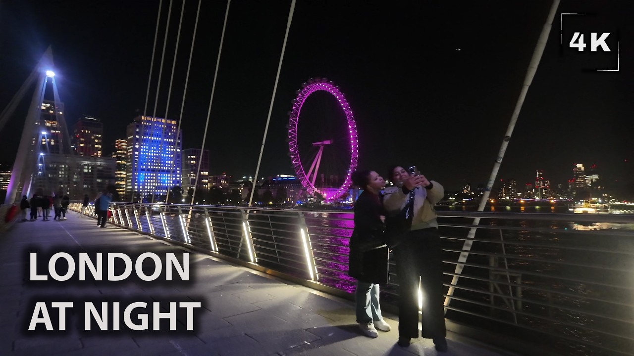 🇬🇧 London Night Walk : Victoria To Waterloo | 4K - YouTube