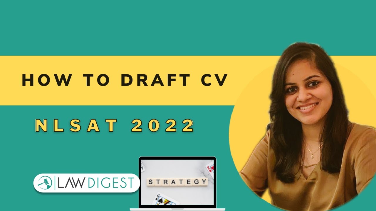 How to write a CV | NLSAT 2022 CV drafting - YouTube