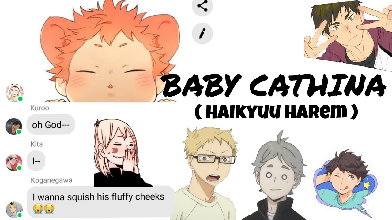 Haikyuu chats: Baby CatHina (Hinata harem) - YouTube