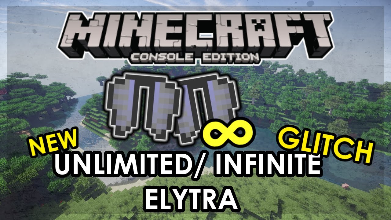 Minecraft PS4/ XBOX - New - Easy Unlimited/ Infinite Elytra Glitch ...