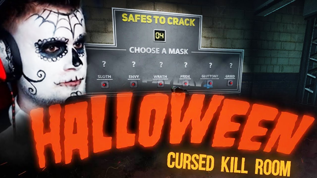 TYPOWY SEN ROBUCHA - HALLOWEEN'OWA MAPA *Cursed Kill Room* | Payday 2 ...