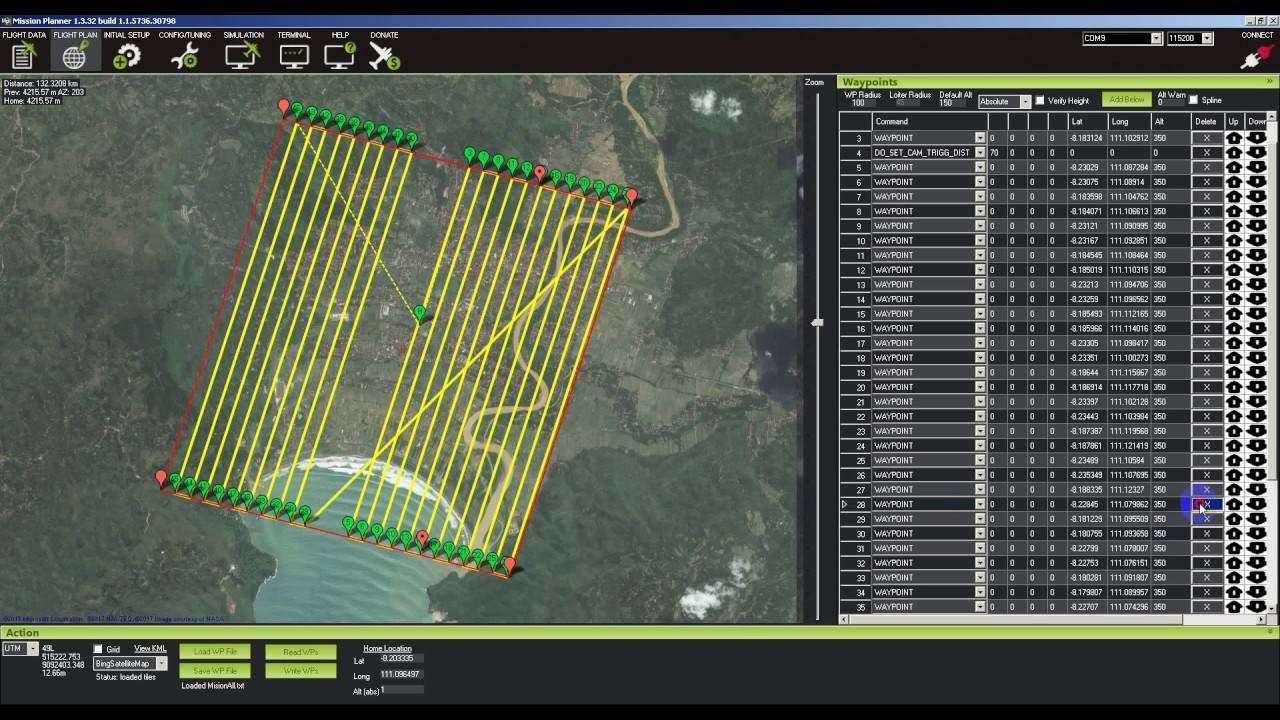 Simple Flight Plan with Mission planner - YouTube