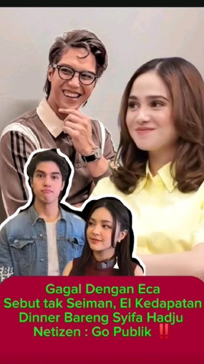 El Rumi & Syifa hadju kepergok dinner bareng ,begini komentar netizen?? - YouTube