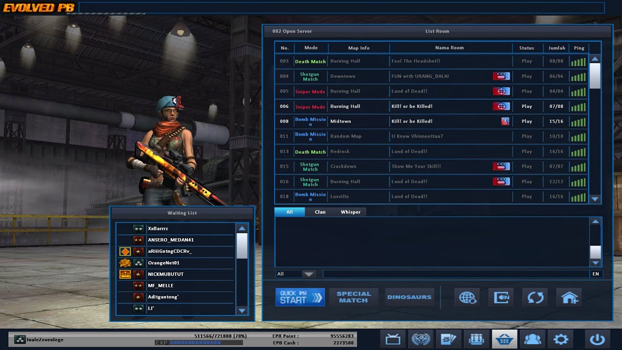 Evolved Point Blank (Private Server) - YouTube