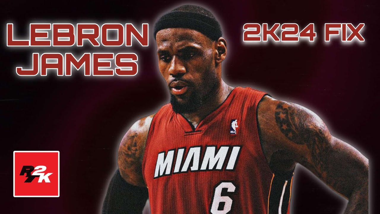 NBA 2K24 | ‘12 LeBron James | Jumpshot Fix | Badges | Attributes - YouTube