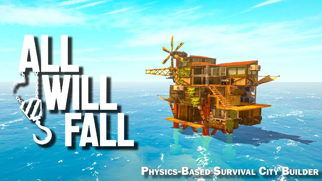 All Will Fall Physics-Based Survival City Builder #demogaming - YouTube