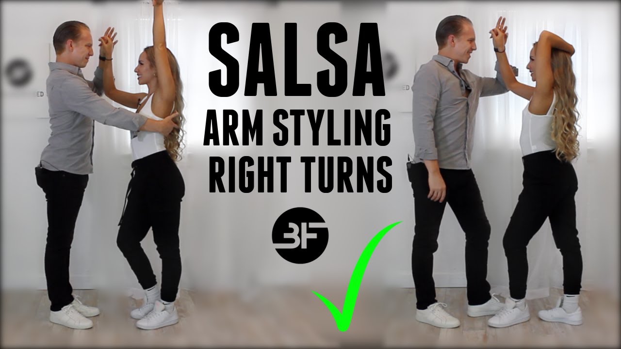 Salsa Ladies Arm Styling Lesson - Right Turn Edition | Technique ...