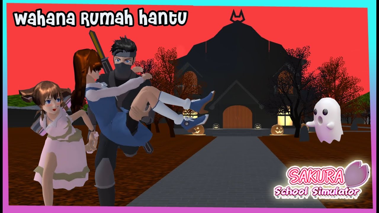 Wahana Rumah Hantu Sakura School Simulator - YouTube
